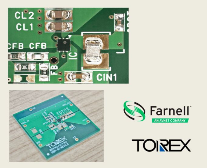 Farnell firma un nuevo acuerdo con Torex Semiconductor