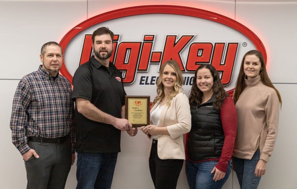 Digi-Key Electronics galardonado con el premio Distribuidor