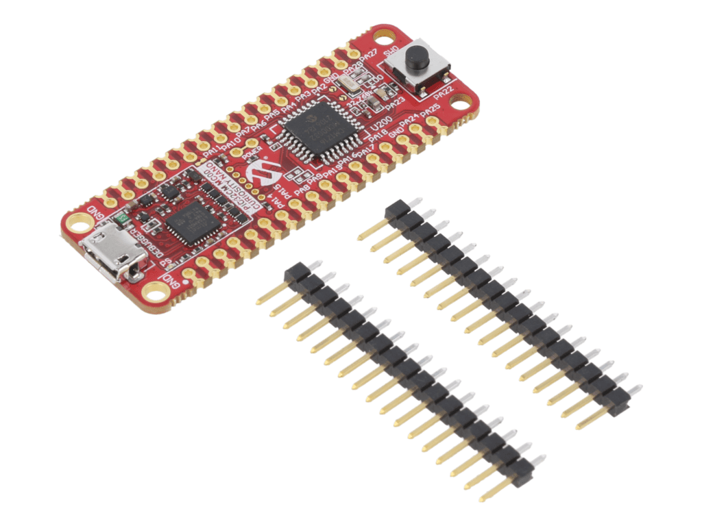 Plataforma de desarrollo Curiosity Nano de Microchip
