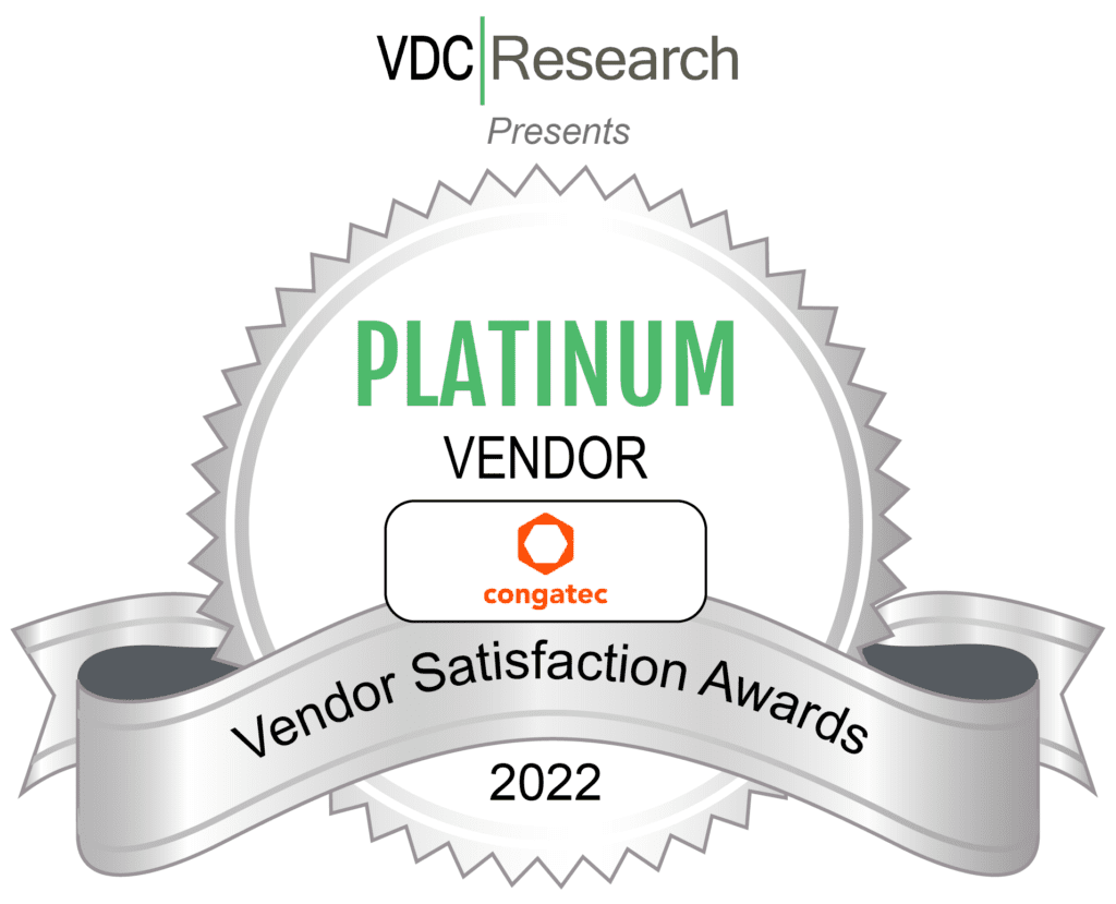 Congatec recibe el premio Platinum Vendor Satisfaction Award