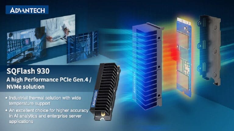 Soluciones SSD NVMe de alta resistencia de 4ª generación de Advantech