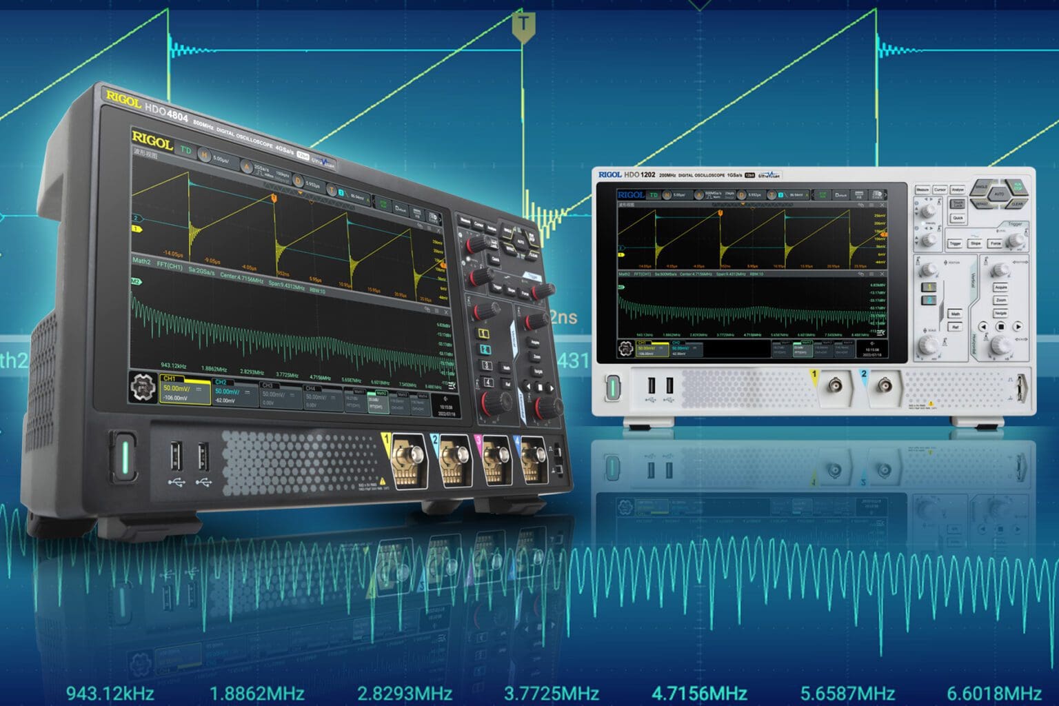 Dos nuevas series de osciloscopios con una resolución vertical