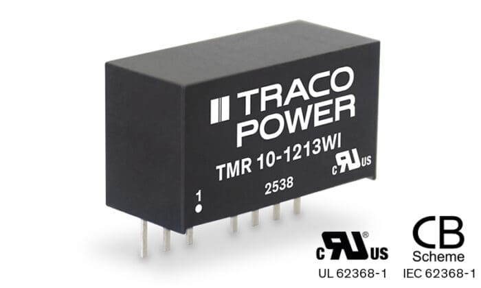 10 Watt DC/DC Converter in Compact SIP Housing